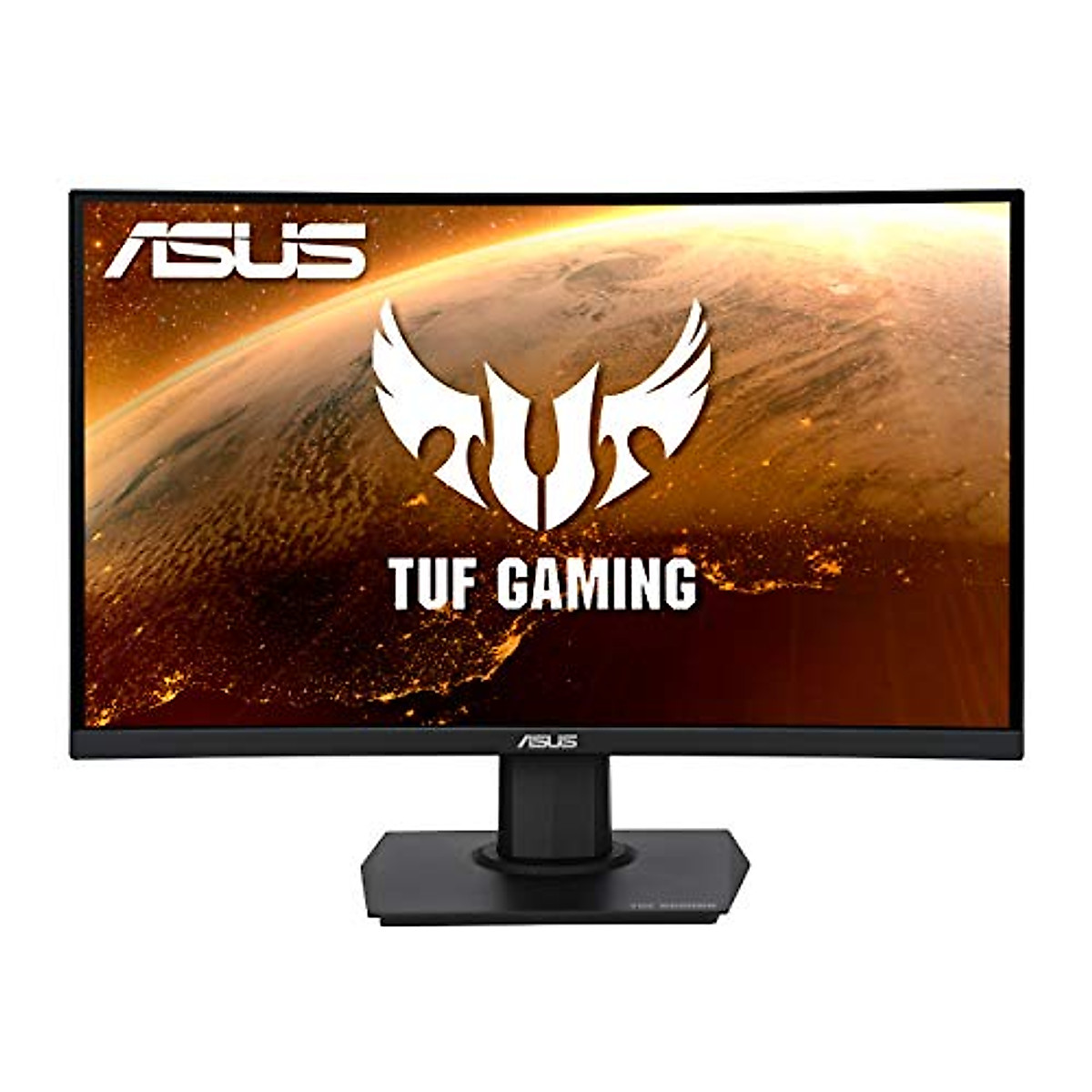ASUS TUF Gaming 23.6" 1080P Curved Monitor (VG24VQE) - Full HD, 165Hz, 1ms, Extreme Low Motion Blur, Adaptive-Sync, FreeSync Premium, Shadow Boost, VESA Mountable, DisplayPort, HDMI, BLACK