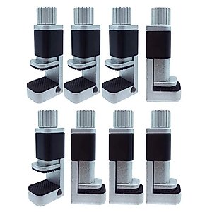 8pcs Phone Screen Repair Clamp with Protective Rubber Pad, Not Scratch on Screen, Adjustable Fastening Clamp Clip Compatible with iPad MacBook Tablet LCD iPhone Screen Replacement, Frame Clamp Tool
