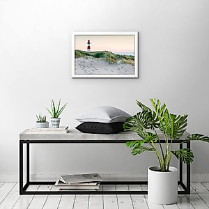 Americanflat 12x18 Poster Frame in White - Photo Frame with Engineered Wood Frame and Polished Plexiglass Cover - Horizontal and Vertical Formats for Wall with Built-in Hanging Hardware