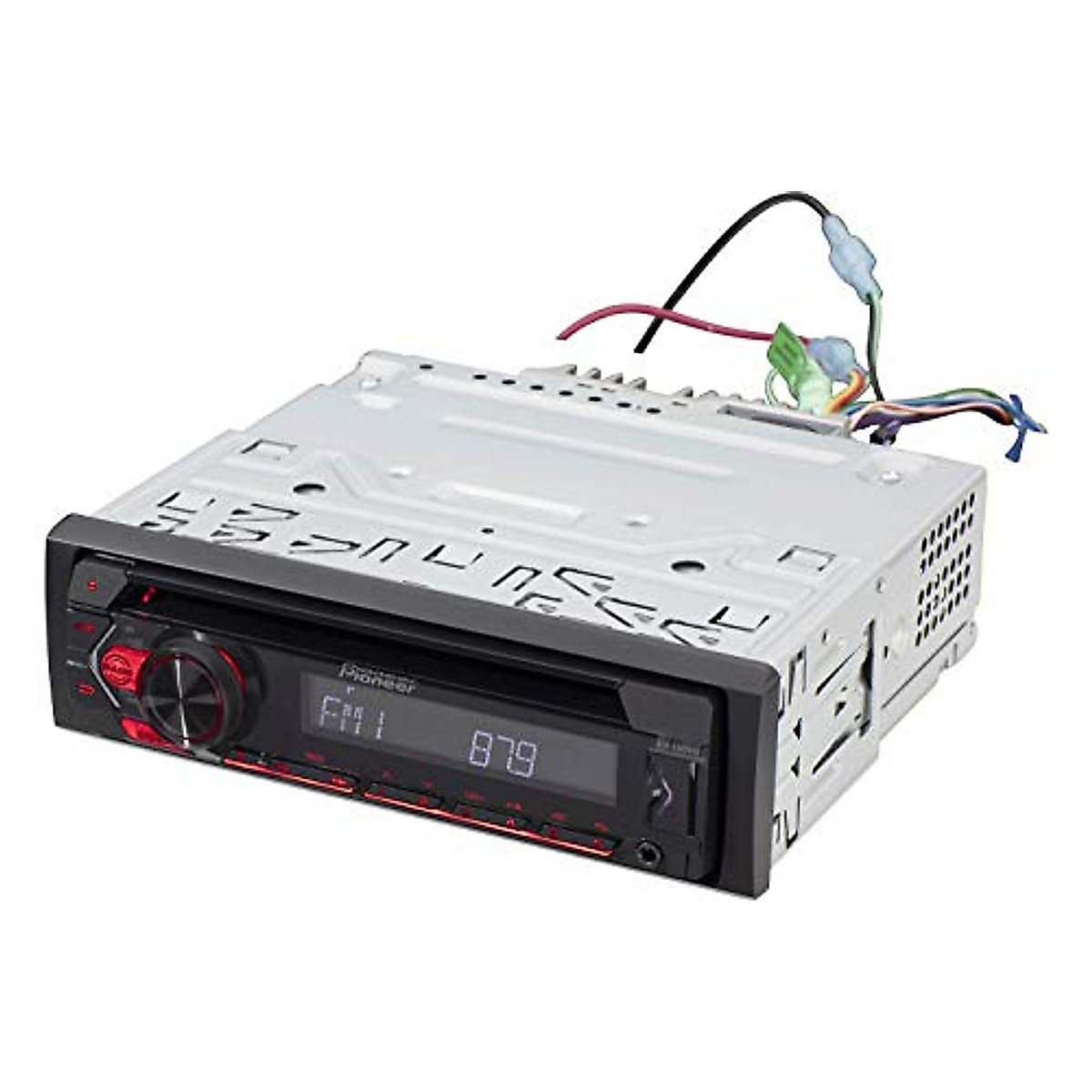 Pioneer DEH-S1200UB Single DIN in-Dash CD Receiver with Pioneer ARC App and USB Control for Android Phones with Gravity Magnet Phone Holder Bundle