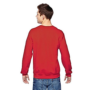 Fruit of the Loom Adult 7.2 oz. SofSpun® Crewneck Sweatshirt M FIERY RED