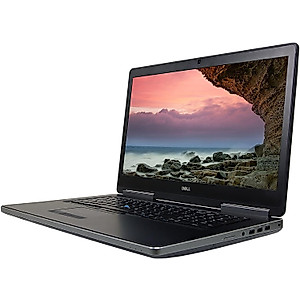 Dell Precision 7720 Mobile Workstation Laptop, NVIDIA Quadro P4000 8GB, Intel Core i7 7820HQ 2.9GHz Up to 3.9GHz, 32GB RAM, 512GB SSD, 17.3" FHD 1080p, Windows 10 Pro 64Bit(Renewed)