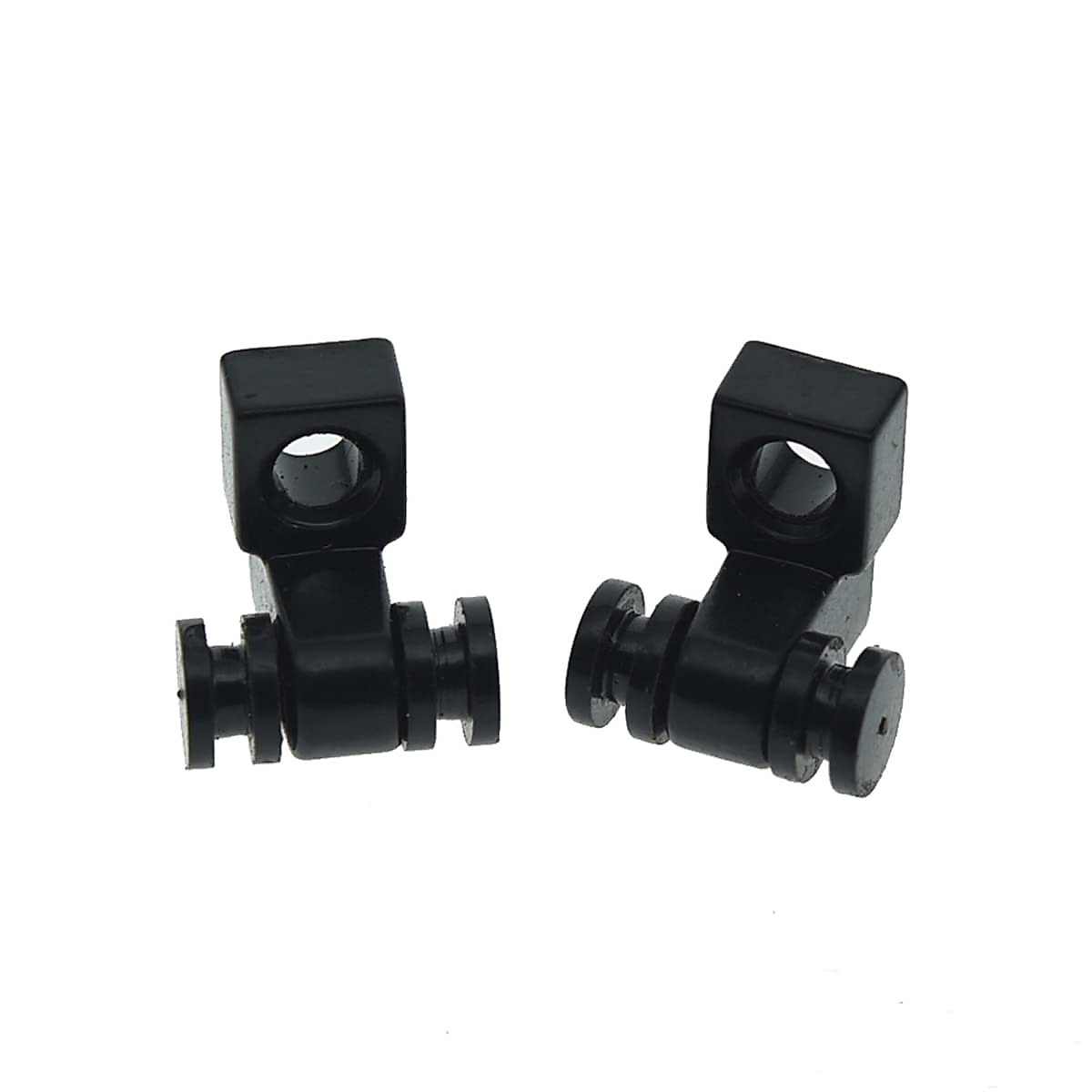 Dopro Set of 2 Guitar Roller String Tree Roller String Guides Retainer for Electric Guitars Strat Stratocaster Tele Telecaster Black