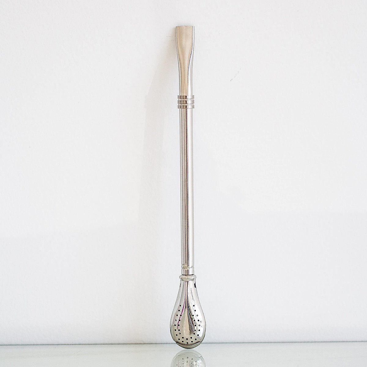 Circle of Drink - Energy Cup Yerba Mate Kit - Double Wall - Includes Stainless Steel Bombilla and Cleaning Brush - 8oz, 50g Capacity (TAN)