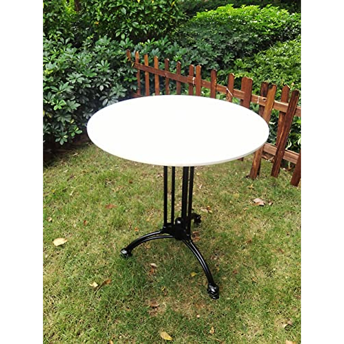 GZDEMYYXGS Table Base 28",with Retro Aluminum Black Legs,is Suitable for Restaurants,Coffee Shops,Bars,Leisure Rooms and Families. (Black)