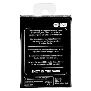 Shot In The Dark - Moose Games - The Ultimate Unorthodox Quiz Game, Multicolor, 91022