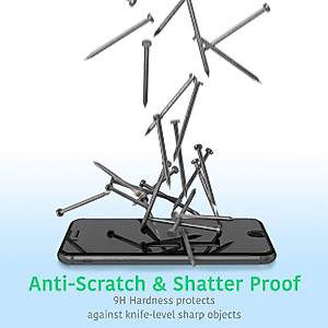 TALK WORKS Premium Tempered Glass Screen Protector for iPhone 12/13 Pro Max, IPhone 14 Plus - Includes Installation Tray, Anti-Glare, Crack Proof, Ultra Thin (Pack of 3)