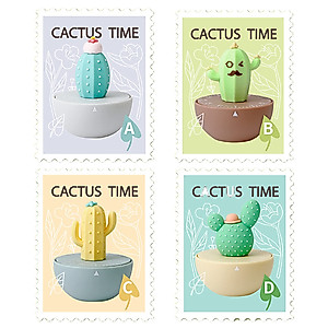 Ranvi Cute Cactus Shaped Time Manager 60 Minutes Mechanical Timer Kitchen Cooking Timer(Blue)