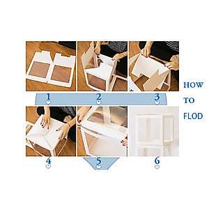 Baby Boxes with Letters for Baby Shower- Baby Balloon Boxes with Letters- A-Z 31 Letters- Gender Reveal Party Decoration Box- Clear Baby Shower Box Decorations- Baby Clear Boxes