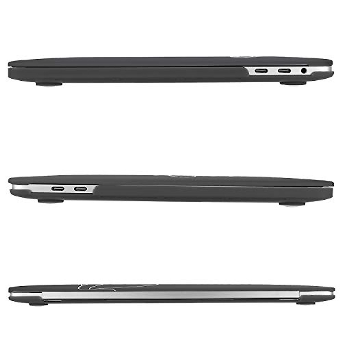 MOSISO Compatible with MacBook Pro 13 inch Case M2 2023, 2022, 2021-2016 A2338 M1 A2251 A2289 A2159 A1989 A1708 A1706, Plastic Face Sketch Hard Shell Case&Keyboard Cover&Screen Protector&Pouch, Black