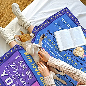 puekrtoa Daughter Gifts from Mom, Gifts for Daughter, Birthday Gifts for Daughter Mothers Day, to My Daughter Blanket, Graduation Gifts for Daughters from Mom Mothers Throw Blanket 60x50 Inch