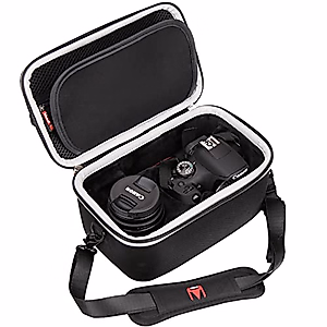 Mchoi Camera Case Fits for Canon EOS Rebel T7 DSLR Camera and 18-55mm Lens, Case Only