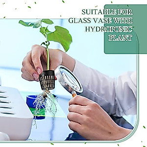 Yinder 400 Pack Net Pots 2 Inch Net Cups Thin Lip Hydroponics Supplies Cups Garden Slotted Mesh Net Cups Aquaponics Garden Slotted Mesh Net Pot Hydroponics Slotted Mesh Cups