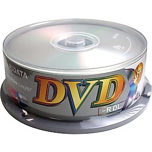 Ridata Double Layer DVD-R 4X Silver Matte in 25 pcs cakebox