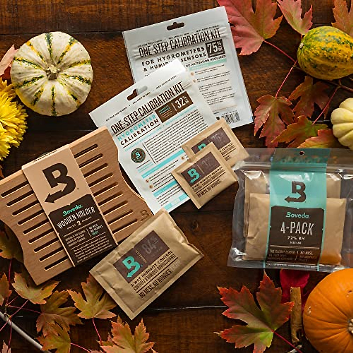 Boveda Cedar Wood Humidity Pack Holder for Storage Box - For Use With Two Size 60 Boveda Packs (Sold Separately) - Includes Magnetic and Removable Tape Mounting Kits – 1 Count