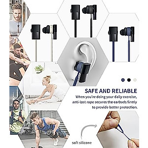 Alquar Anti-Lost Strap for Status Audio Between Pro/Status Between 3ANC Earbuds, Sports Soft Silicone Lanyard Accessories Compatible with Status Audio Between Pro/3ANC Earbuds Neck Rope Cord (Black)