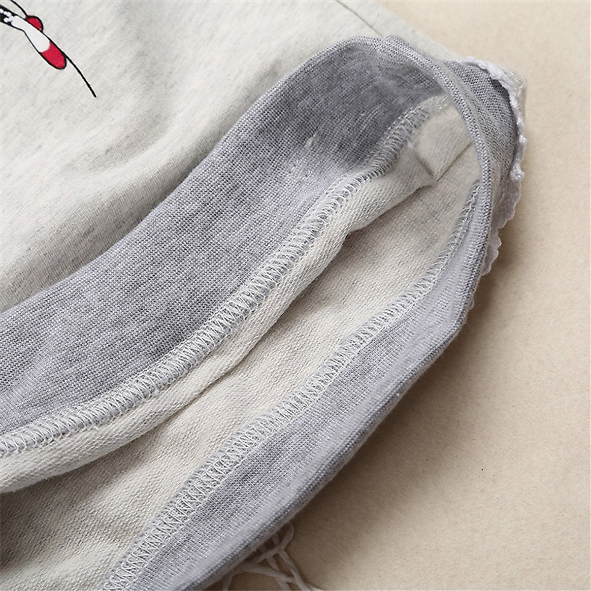 Kids Tales Little Girl's Long Sleeve Cartoon Pullover Shirt and Jeans Pants Outfit Set Cute Graphic Sweatshirt