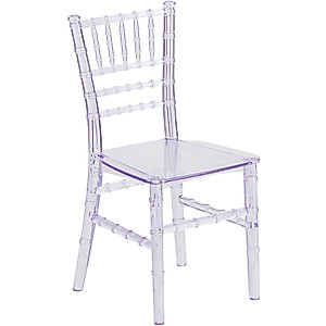 Flash Furniture HERCULES 10 Pack Childâ€™s Transparent Crystal Resin Party and Event Chiavari Chair for Commercial & Residential Use