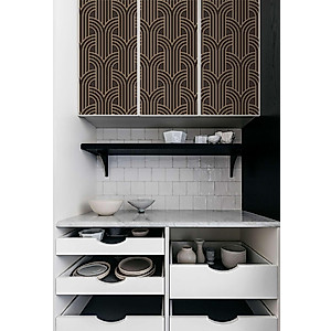 Christy Exorts Vinayl Peel and Stick Self Adhesive Removable Wallpaper, Woody Brown Durable Contact Paper Thicken Upgrade Textured Wallpaper for Living Room,Personal Space (24" x 72")