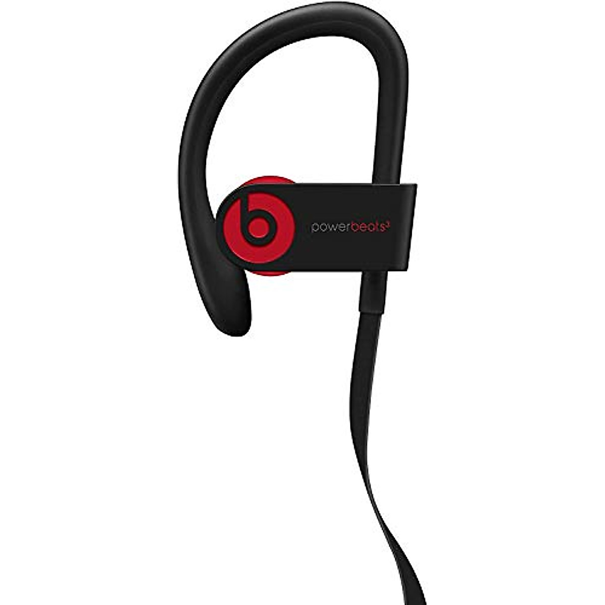 Powerbeats3 Wireless Earphones - Apple W1 Headphone Chip, Class 1 Bluetooth, 12 Hours of Listening Time, Sweat Resistant Earbuds - Defiant Black-Red