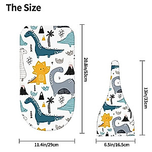 Dinosaur Baby Stuff Swaddle Receiving Blanket with Hat Set Dinosaur Swaddles Up New Born Soft Transition Sleep Sacks for Infant Boys Girls(0-6Mth)