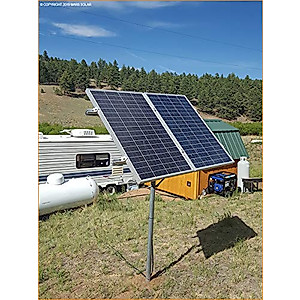 Mars Solar V2.0 Solar Panel Rack Mount / 2" (OD) Pole Mount Adjustable ...