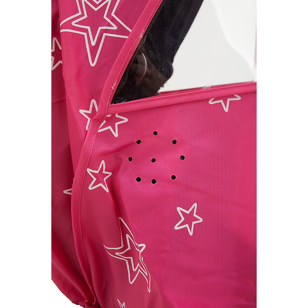 First Essentials Stroller Rain Cover Universal, Baby Travel Weather Shield, Windproof Waterproof, Protect from Dust Snow (Pink)