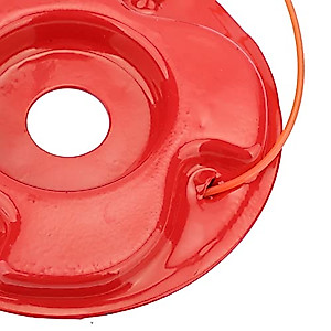 Jeanoko Weeder Trimmer Head, Practical String Trimmer Head Simple Installation Iron for Garden(Style 1)