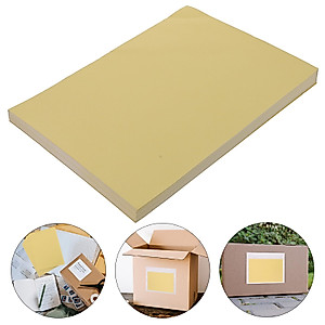 NUOBESTY 100 Sheets printable sticker labels inkjet printer paper blank envelopes ink stickers printer printable labels sticker printer paper white paper stickers a4