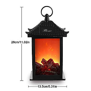 Lanterna Da CamIino Con Fiamme, Fuoco A Batteria Senza Fiamma A LED, Luce Soffusa Luce Di Fuoco Senza Fiamma Realistica Squisita, Per Feste Di Compleanno Al Coperto