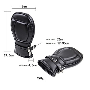 Soft Leather Protective Wrist Guard, Boxing Training Gloves, Sparring Punching Gloves, Adjustable Both-Hand Combination Arm Sleeve for Men/Women Gift