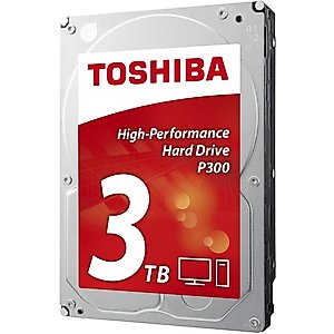 Toshiba P300 3TB 7200RPM 3.5" SATA HDD 'Bulk' (HDWD130UZSVA)