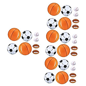 BESPORTBLE Beach Ball Set Bulk Kids Toys Toddler Toy Baseball for Kids Basketball Beach Toys Sports Party Decoration Basketball Beach Balls Beach Decorations Water Sports Balls Expand 32 Pcs