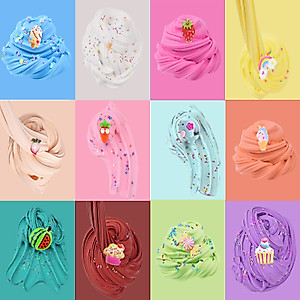 14 Pack Slime Kit Super Mini Butter Slime,Scented Funny Slimes,Soft and Non-Sticky for Girls and Boys,Party Favor Gifts