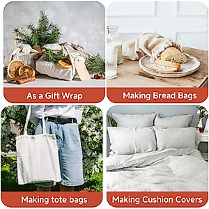 Simple&Opulence 100% Nature Pure Linen Fabric 78 Inch by the Yard, Plain Solid Color Linen Fabric for Sewing, Embroidery, Clothing, Needlework, Bag,Tablecloths, Garments Craft Accessories(Olive Green)