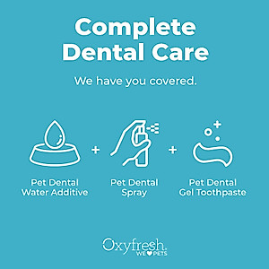 Oxyfresh Advanced Pet Dental Spray – Instant Pet Fresh Breath: Easiest No Brushing Pet Dental Solution for Dogs and Cats – Best Way to Fight Pet Plaque, Keep Teeth & Gums Healthy. 8oz.