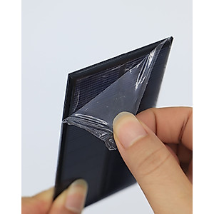 FellDen 5V Micro Solar Panels, 10PCS 5V 200MA Solar Cells Kit Polycrystalline Solar Panels 110mmx60mm / 4.33''x 2.36''