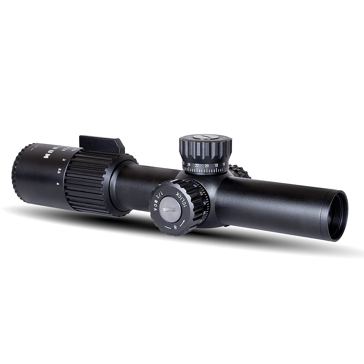 Monstrum G3 1-4x24 First Focal Plane FFP Rifle Scope | ZR305 H-Series Offset Scope Mount | Bundle