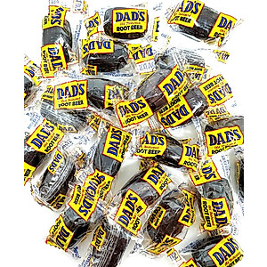 Dad's Wrapped Rootbeer Barrels | Hard Candy | Old Fashioned Bulk candies | 1 pound