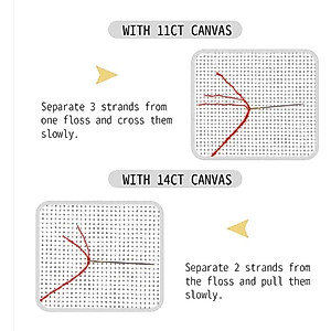 Cross-Stitch Stamped Kits, Loves Wagging Its Tail Cat, Cross Kits for Adults, Easy Counted Cross Kits for Beginners,16x20inch