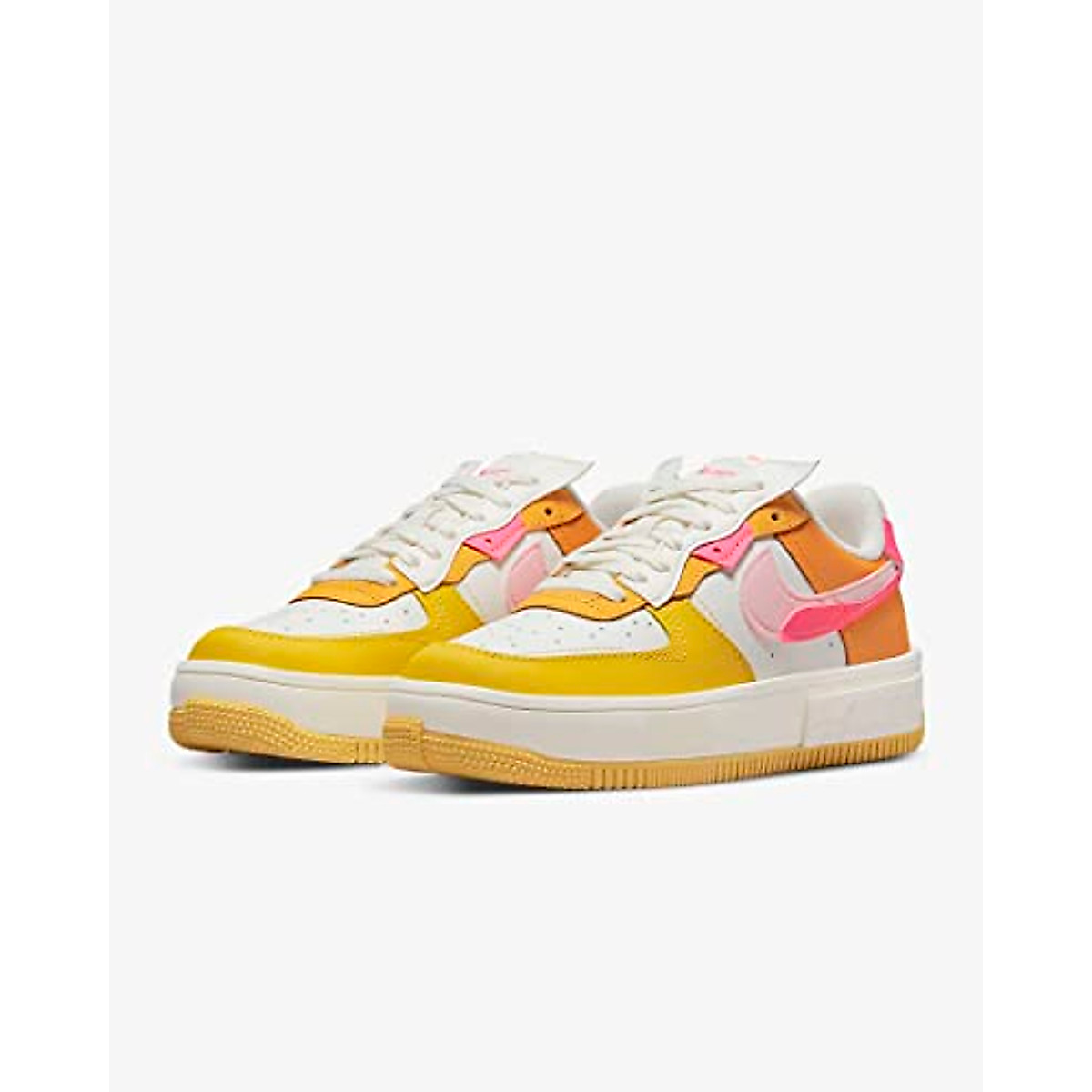 Women's AIR Force 1 FONTANKA - Size 7.5 US - Summit White/HyperPink