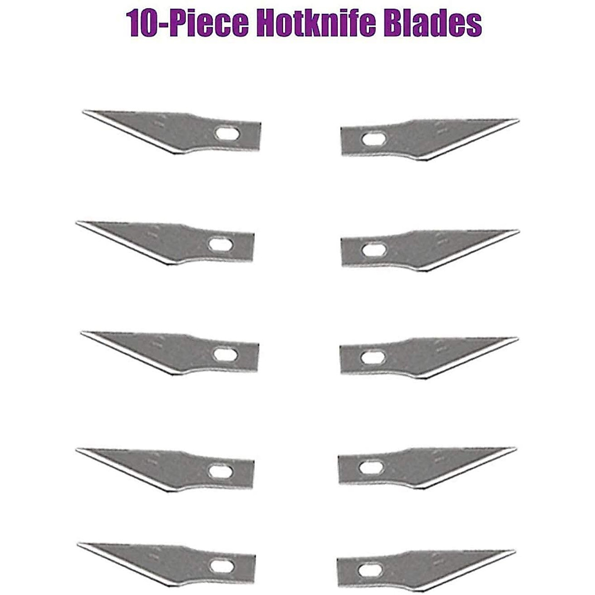 Niuelai Professional Heat Cutter Kit(16pcs),Hot Knife for Cutting & Carving Foam Making Stencils and Cutting Vinyl & Plastic,Multipurpose Stencil&Plastic Cutter for Fun Crafting
