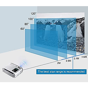 Thick Projector LED Mini Micro Portable Video Projector with USB for Game Movie Cinema Home Theater