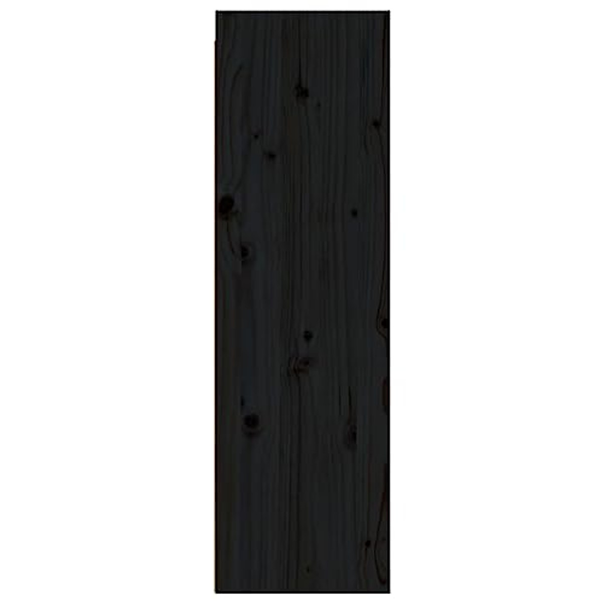 DYRJDJWIDHW Wall Cabinet Bookshelf for Bedroom,Shelves,Wood Bookcase,Suitable for Bedroom, Office, Living Room, Study,Black 11.8"x11.8"x39.4" Solid Pinewood