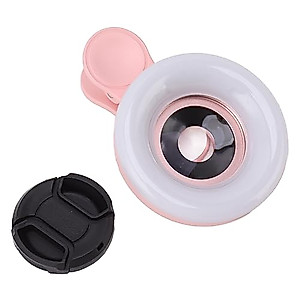 Phone Camera Lens, Universal 15X Macro Lens Kit with LED Light and Travel Case, Clip on Cell Phone Lens Attachments for Most Smartphones, for Video, Live Show, Vlog, Photography