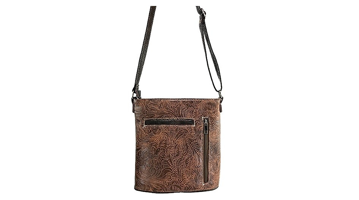 Justin West Turquoise Concho Western Handbag - Concealed Carry & Organizer
