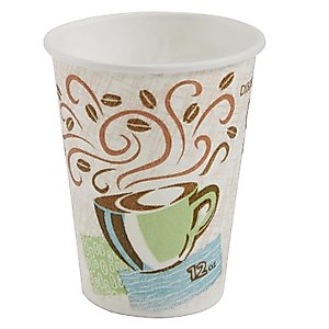 DIX5342W - Dixie Perfectouch Hot Cups, 12 Oz., White, 50/bag