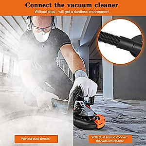 HARDELL Angle Grinder Dust Shroud 4.5/5 Inch, Angle Grinder Attachments, for Universal Angle Grinders(125MM)