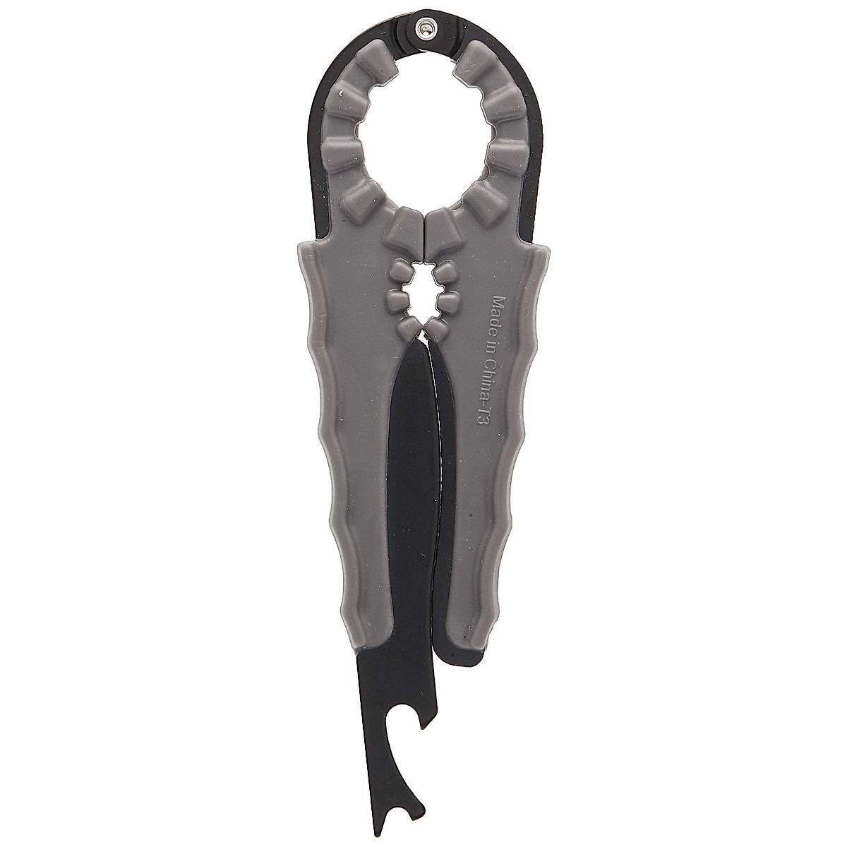 Multi Bottle Opener (1 Pack) - Beer Bottle Opener, Beer Opener, Soda Can Opener Manual, Jar Opener, Nail Polish Opener - Multiopener For Bottles, Jars, Cans, Great Arthritis Help For Weak Hands