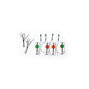 Woodland SCENICS Pedestal Traffic Light 4 Pack HO Scale